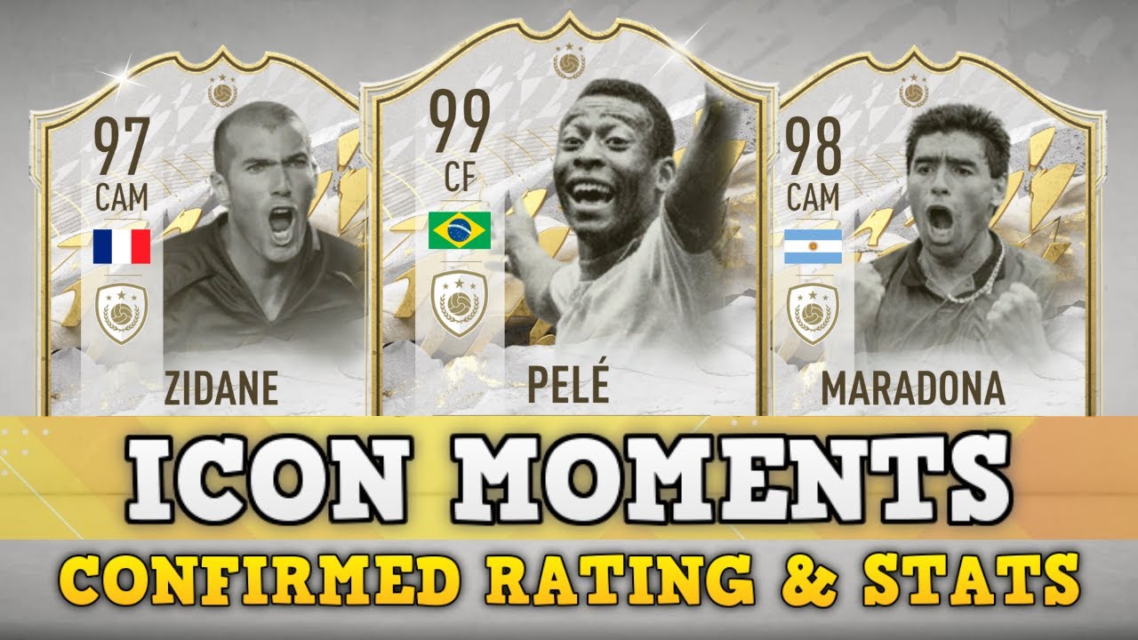 FIFA 22 ICON MOMENTS Confirmed Rating & Stats ⚪ - YouTube