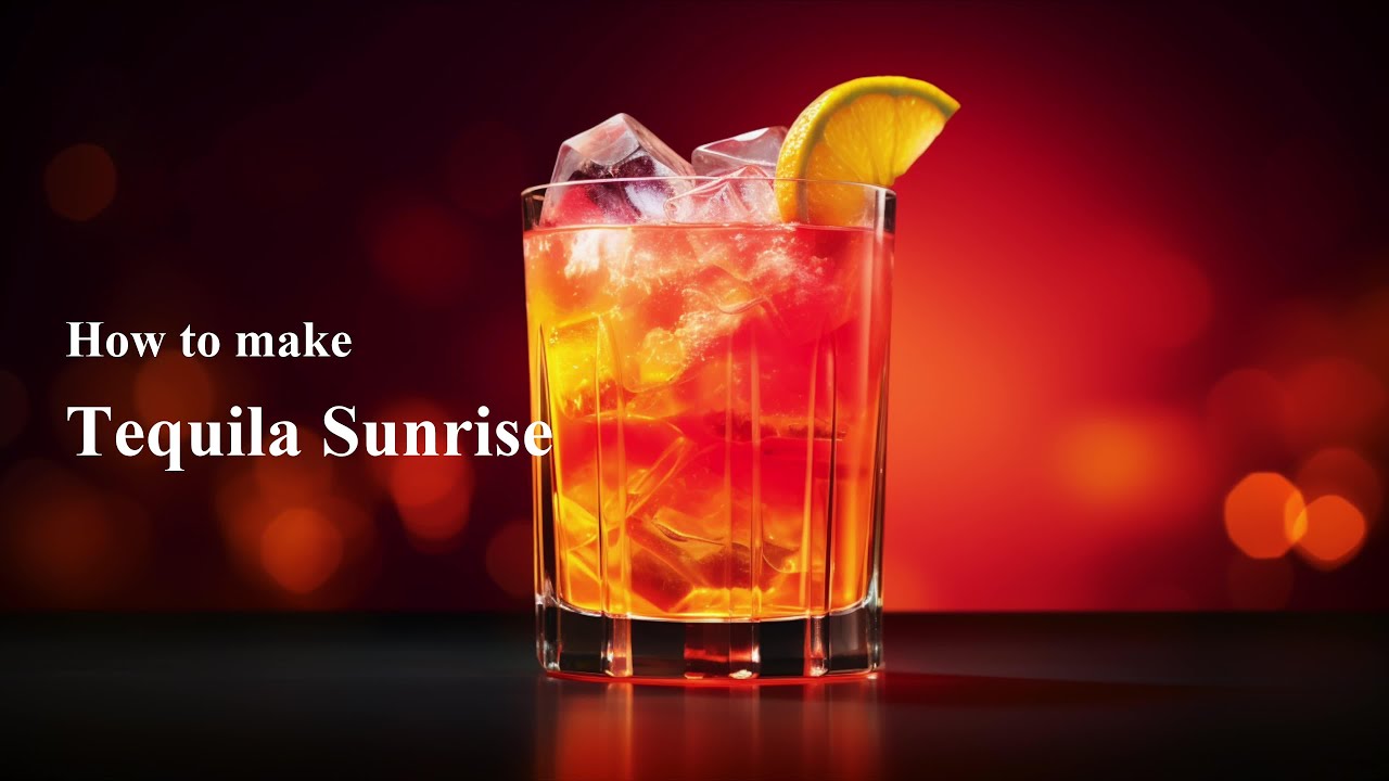 🌅 Tequila Sunrise - The Colorful and Vibrant Cocktail Recipe! - YouTube