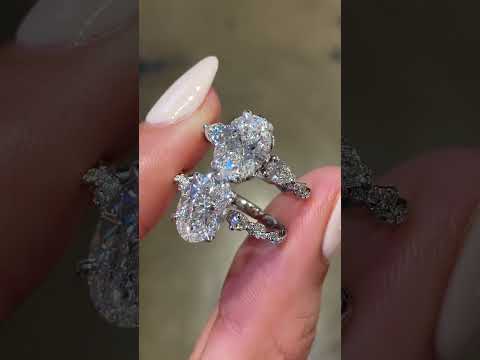 Marcellina vs. Jody - 2 Carat Oval Diamond Engagement Rings - YouTube
