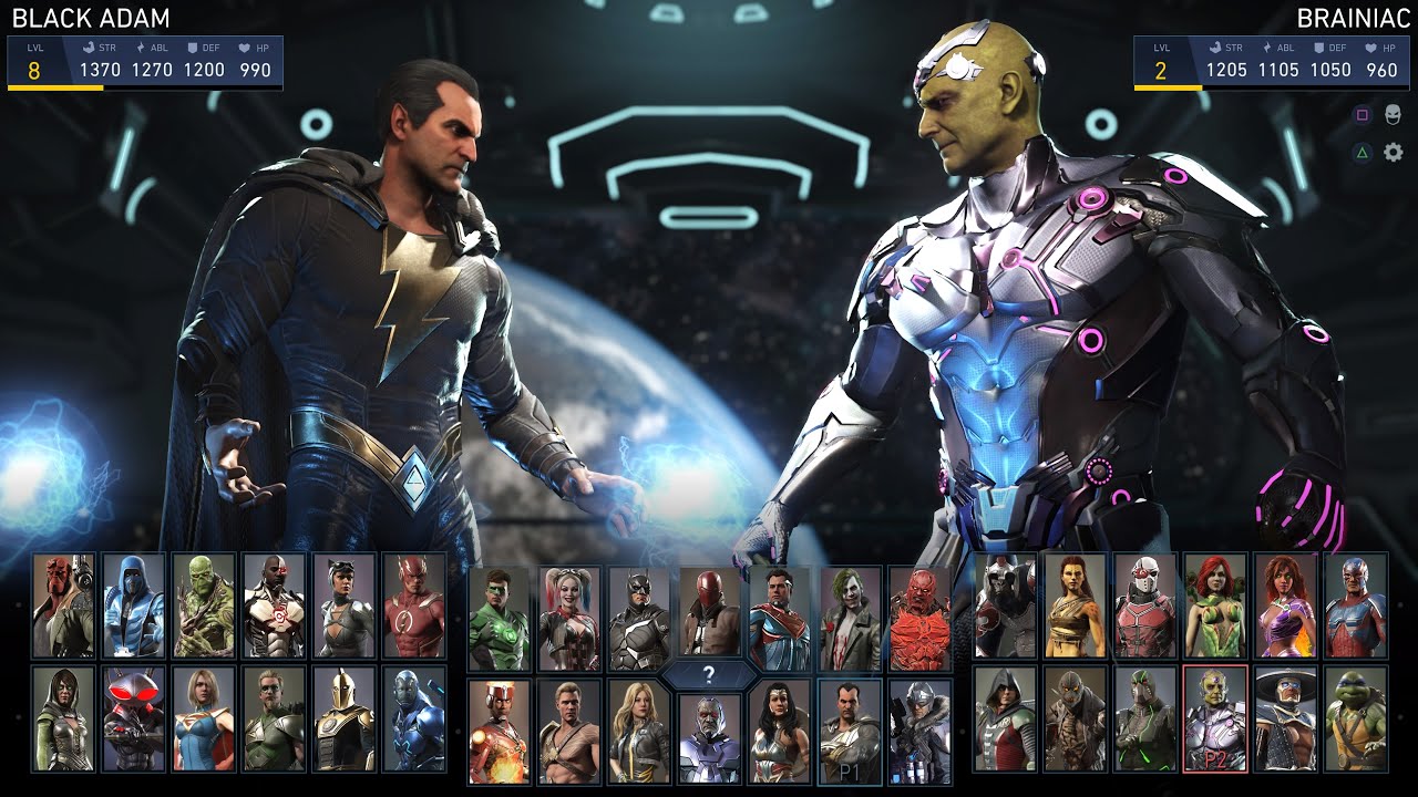 BRAINIAC Vs BLACK ADAM | Injustice™ 2 - Legendary Edition | Gameplay ...