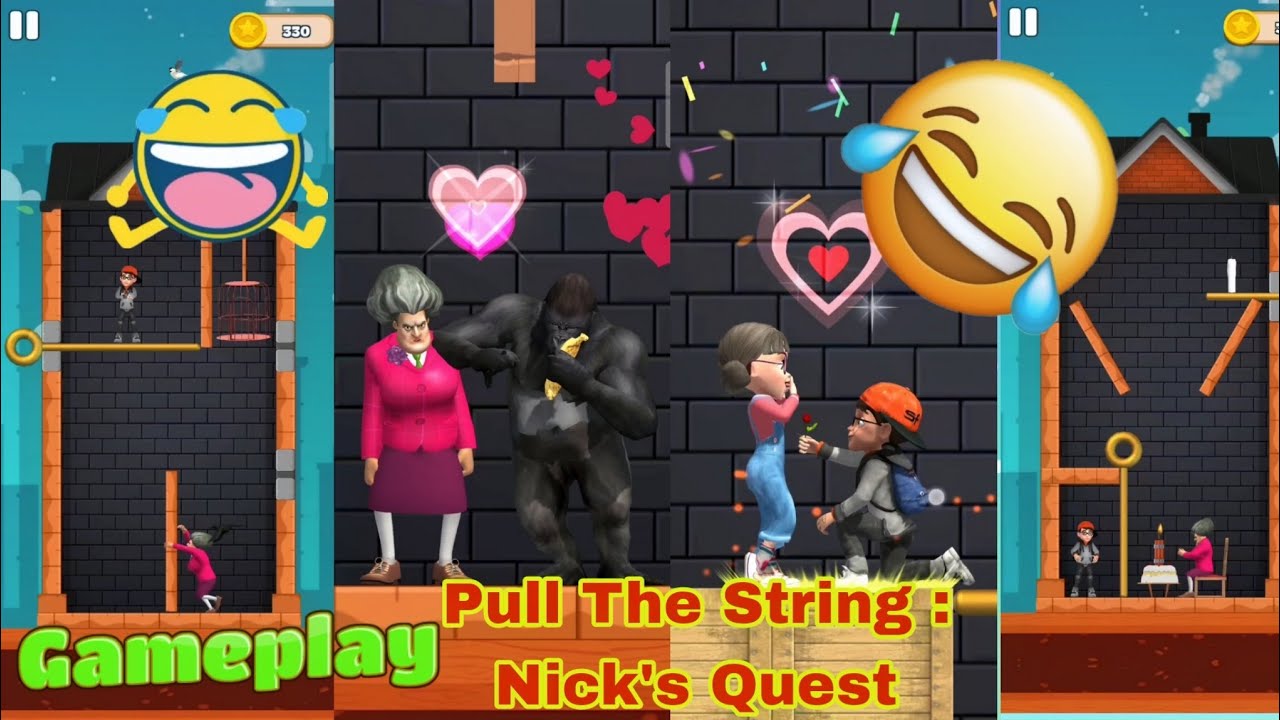 Pull The String Nick's Quest #gameplaywalkthrough 🤣🤣 - YouTube