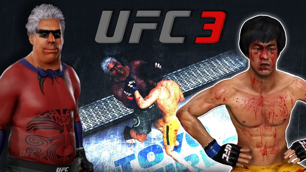 Super Fat Man vs. Bruce Lee (EA sports UFC 3) - YouTube