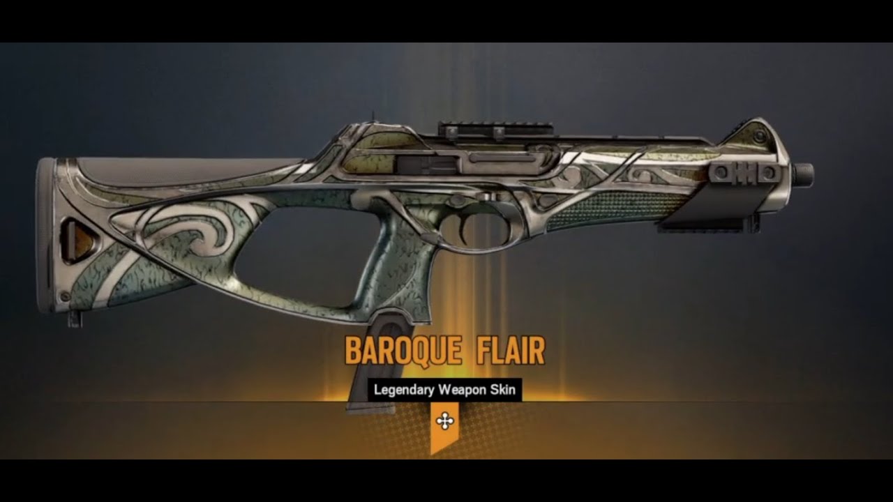 Legendary Weapon Skin in Rainbow Six Siege - YouTube