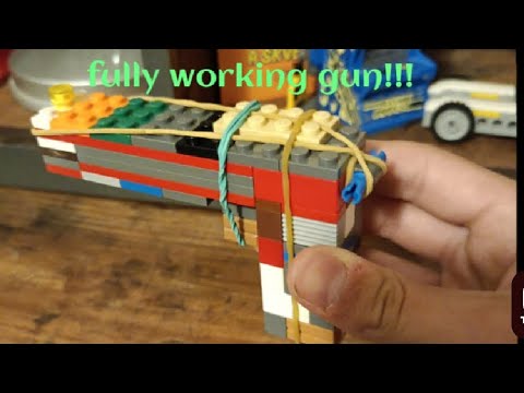 Fully working gun from lego - YouTube