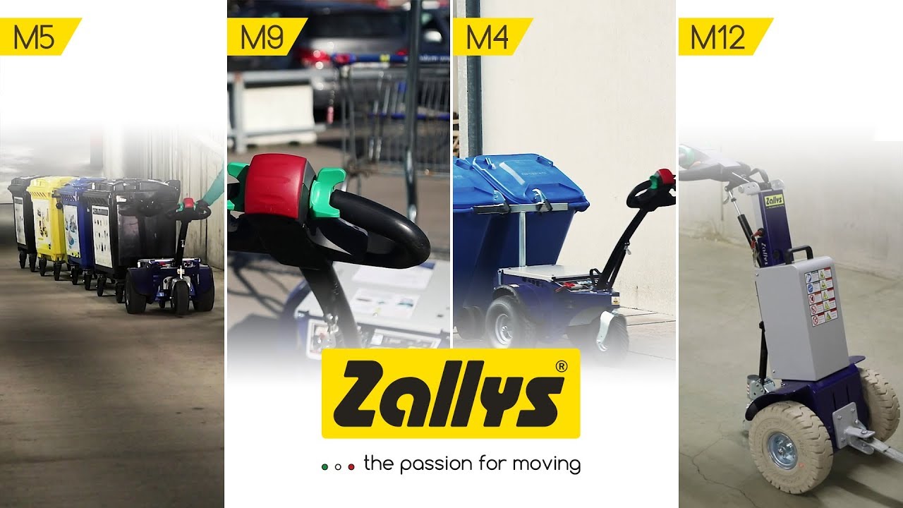 Zallys electric tugs - Solutions for cleaning and facility logistics ...