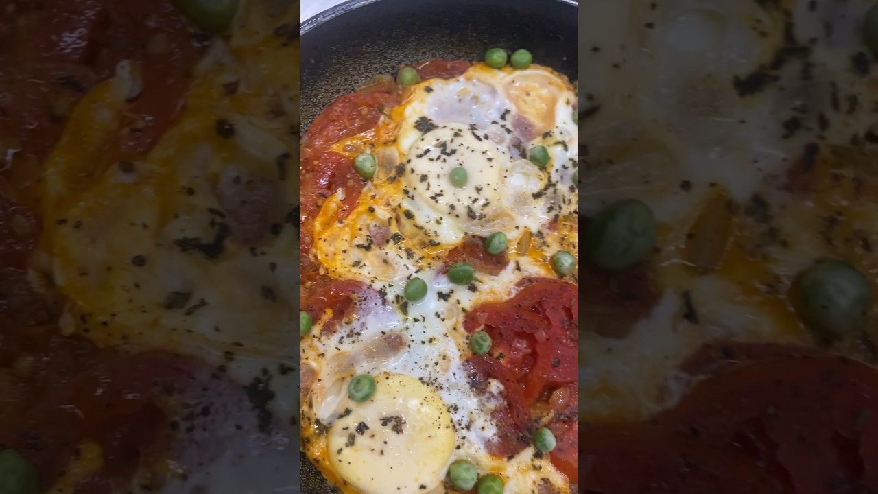 ไข่ตุรณี The dish type is Turkish eggs with bazilla #thailand #الاردن ...