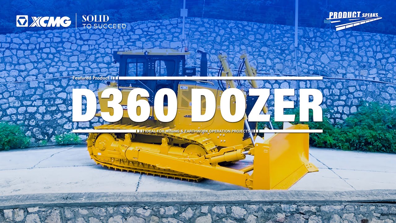 🚜 Meet the XCMG D360 Crawler Dozer！ - YouTube