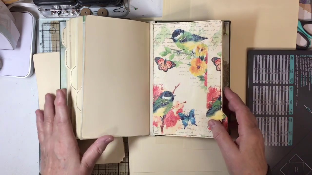 Process / tutorial - making file folders for my signature covers - YouTube