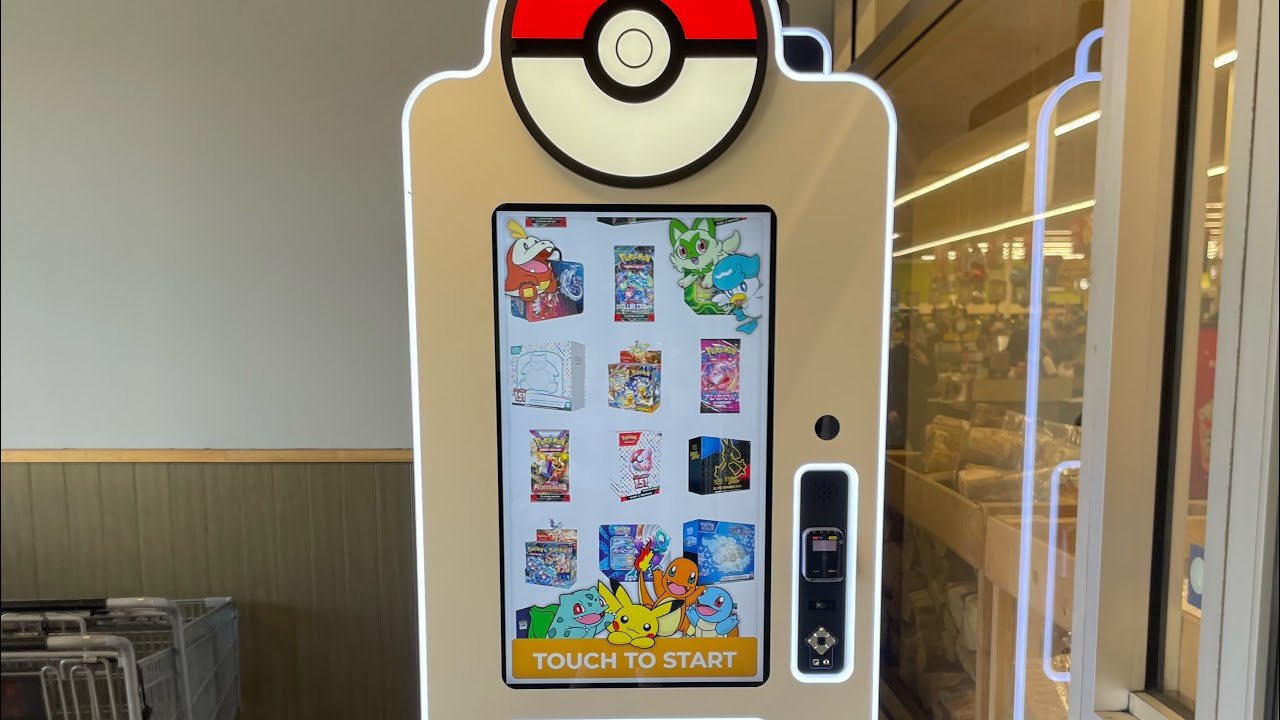 Found a Pokemon Vending machine at Vons!👀 - YouTube