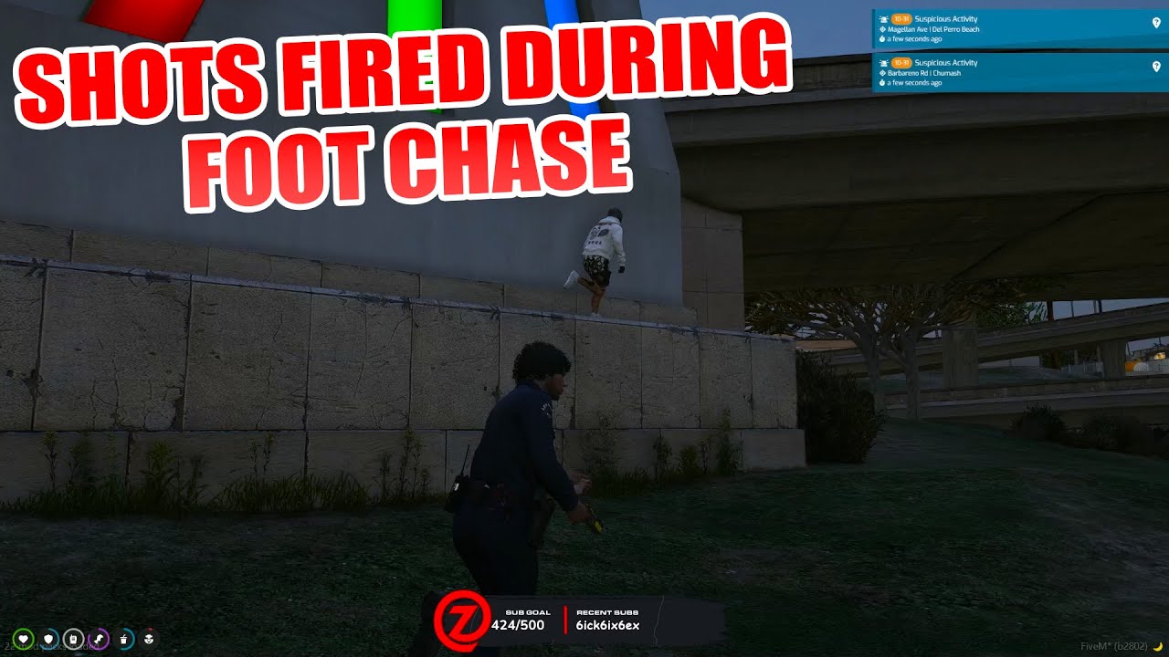 SHOTS Get FIRED After HUGE Foot Chase At House Robbery!! 😲 | Prodigy RP ...