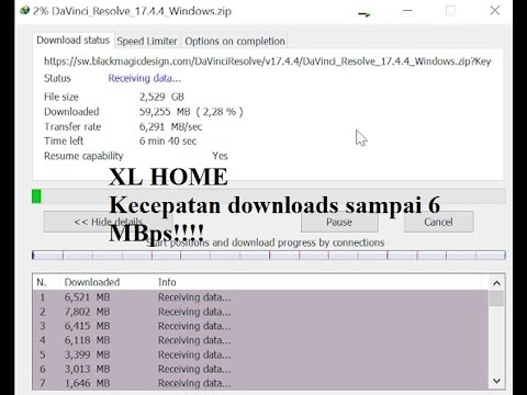 Review XL HOME Internet Fiber Paket 50 Mbps Ngebutttt!! - YouTube