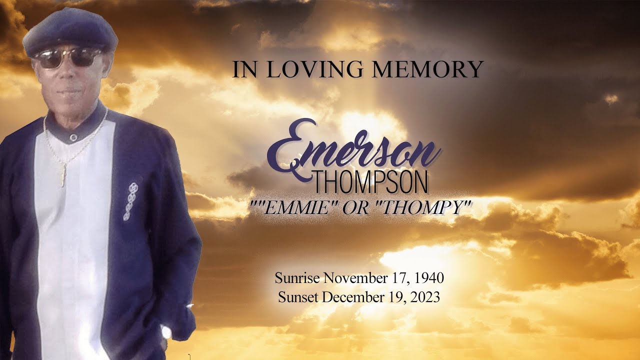 Celebrating the Life of Emerson Thompson - YouTube