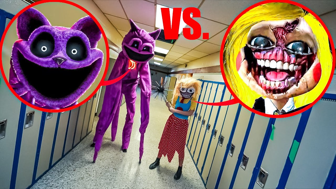 MISS DELIGHT VS CATNAP AT SCHOOL! (POPPY PLAYTIME CHAPTER 3 FULL MOVIE ...