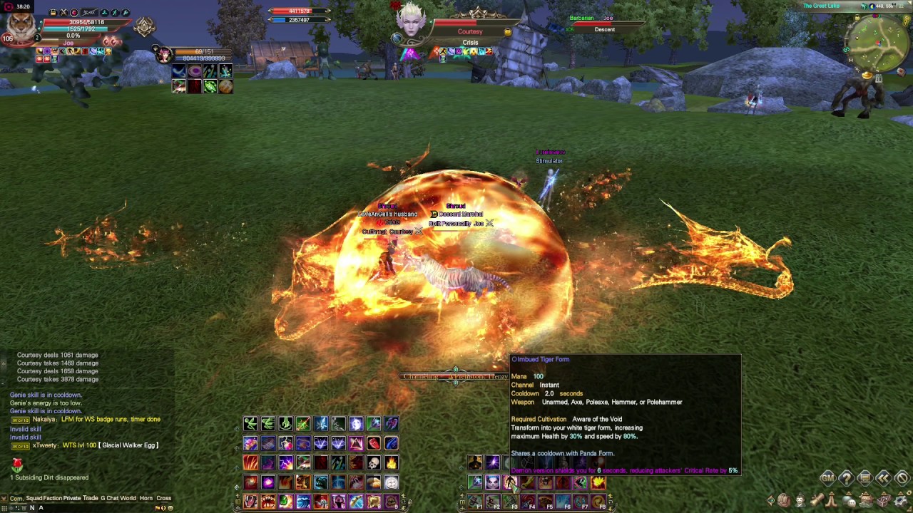 PWI - Dawnglory 1on1: Barbarian vs Assassin - New Skills - YouTube