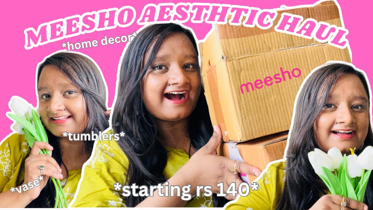 Meesho Random Finds Haul | Home Decor | Tumblers | Makeup Organisers ...