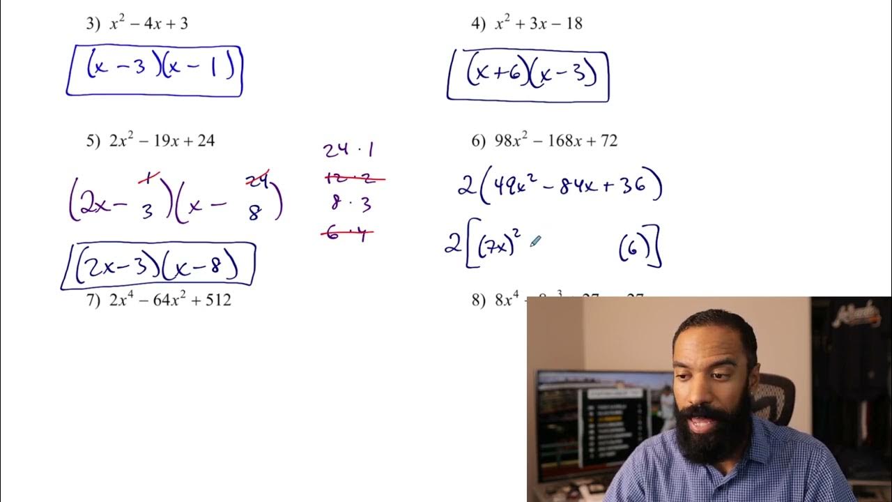 Polynomial Distribution & Factoring (overview) - YouTube