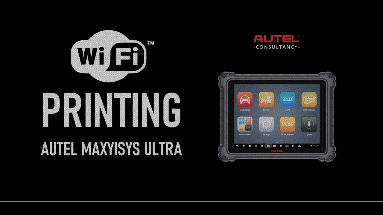 Maxisys Ultra | How to Print From Your Maxisys Ultra Tablet - YouTube