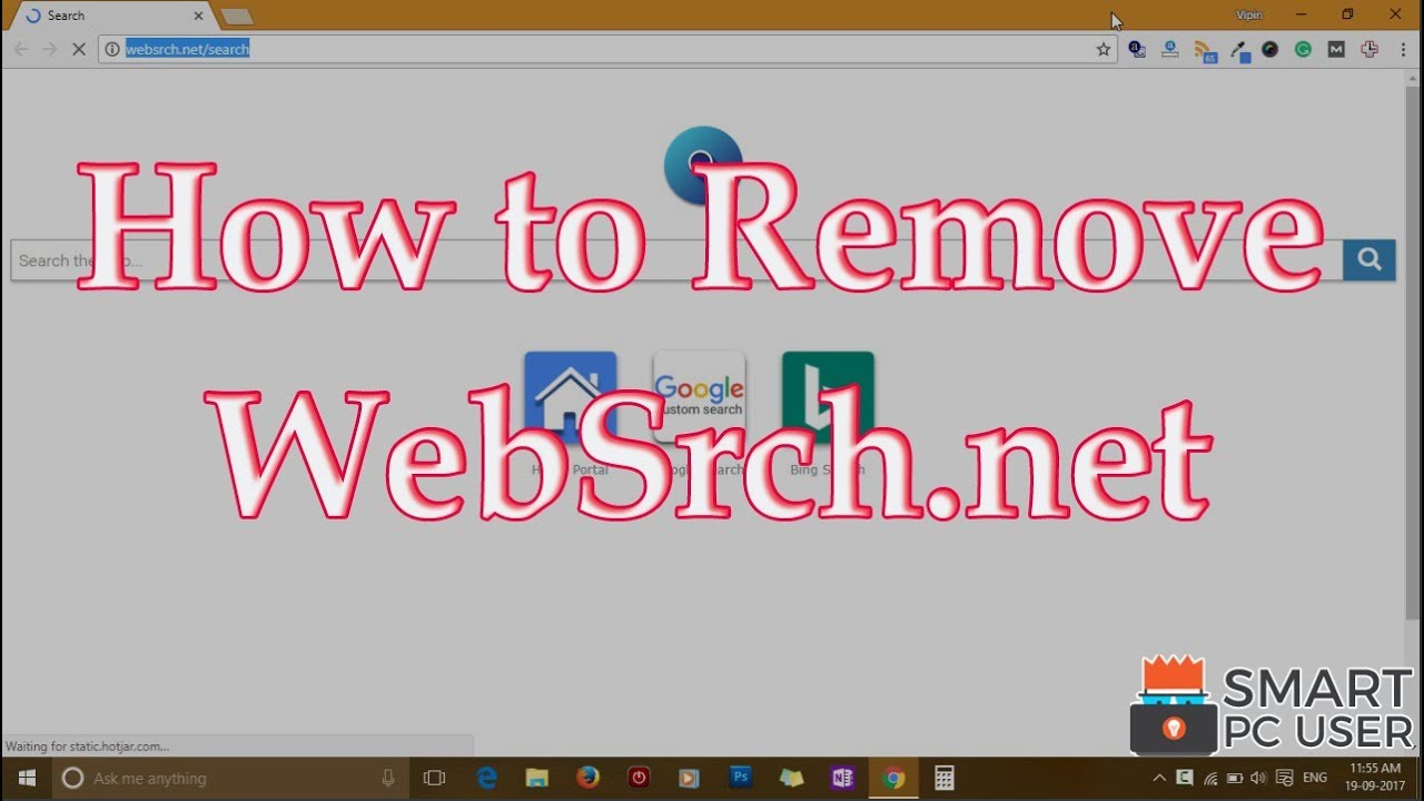 Remove WebSrch.net from All Browsers (Chrome, Firefox, IE, Edge) - YouTube