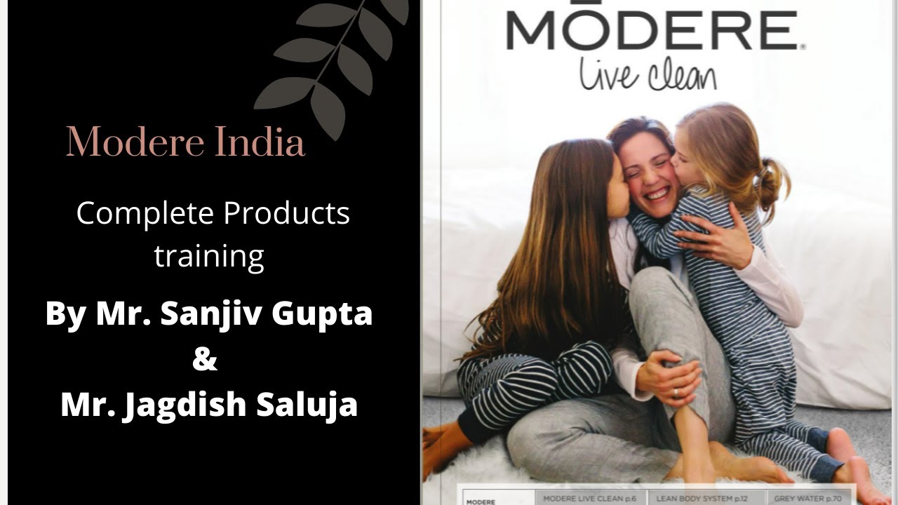 Modere India Product Training - YouTube