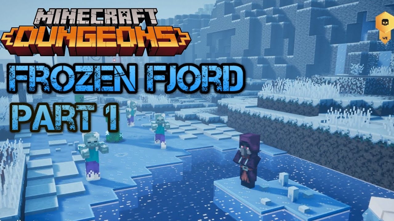 Frosted Fjord Creeping Winter Expansion Minecraft Dungeons Walkthrough ...