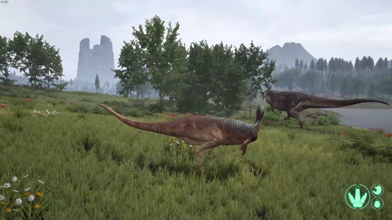 New Dryosaurus Burrows and Messing with the T-rexes!- The Isle - YouTube