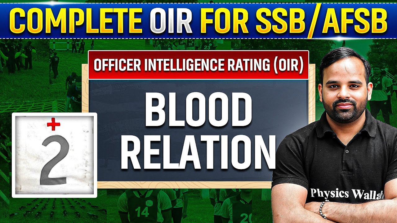 Blood Relation | OIR | Complete SSB/AFSB Preparation🔥 - YouTube