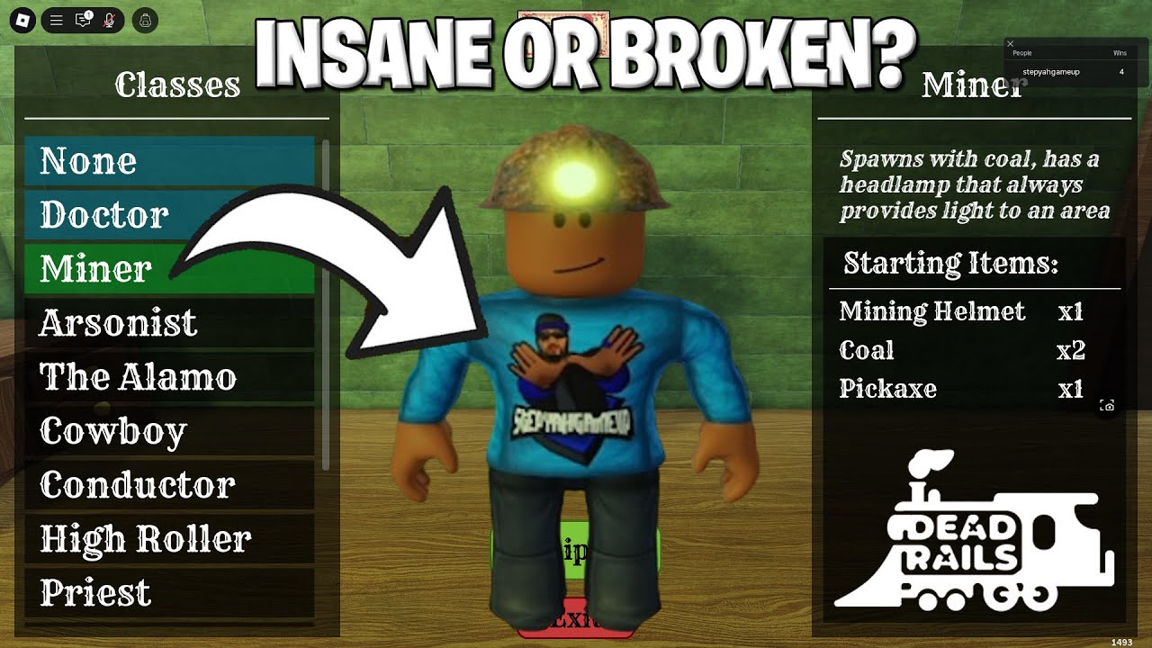 How to BEAT Dead Rails with the NEW Secret Miner Class - YouTube