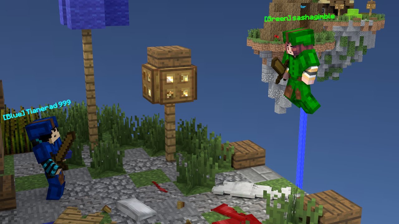 Minecraft - Hypixel Bedwars #10: Fly Hacker - YouTube