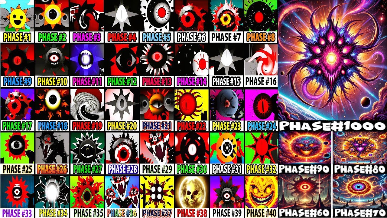 Incredibox Sprunki-Mix All Phases | Phase 10-20 VS Phase 30-40 VS phase ...