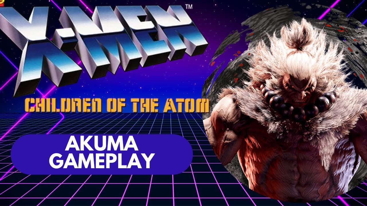 O Akuma é Mutante? X-Men Children of Atom - Jogando de Akuma - Longplay ...
