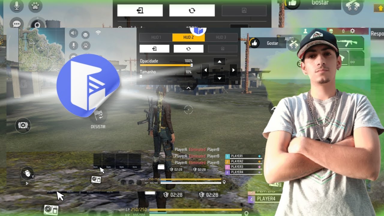 mobilador gg mouse hud mapeamento sem bugs sensi - YouTube