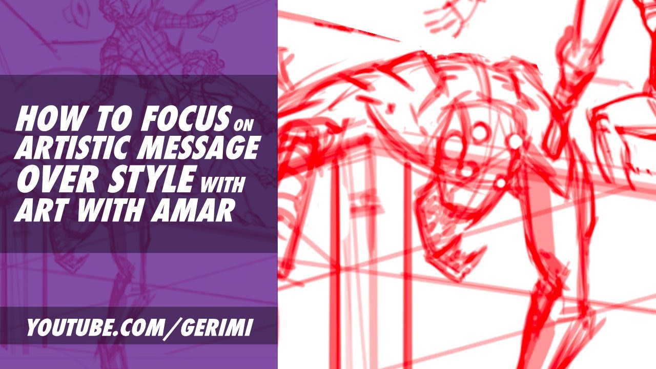 How To Focus on Artistic Message Over Style with Art With Amar - YouTube
