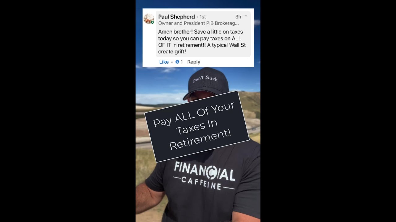 Save Taxes Today To Pay Them ALL In Retirement? - YouTube