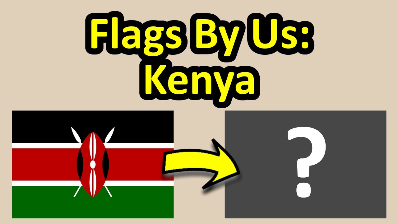 Kenyan Flag Kenya Flag Celebrate Cut Out Stock Images & Pictures