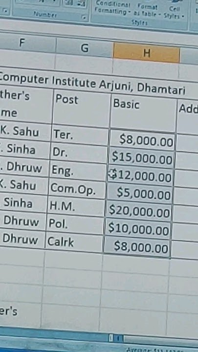MS Excel amazing tricks#excel #computer - YouTube