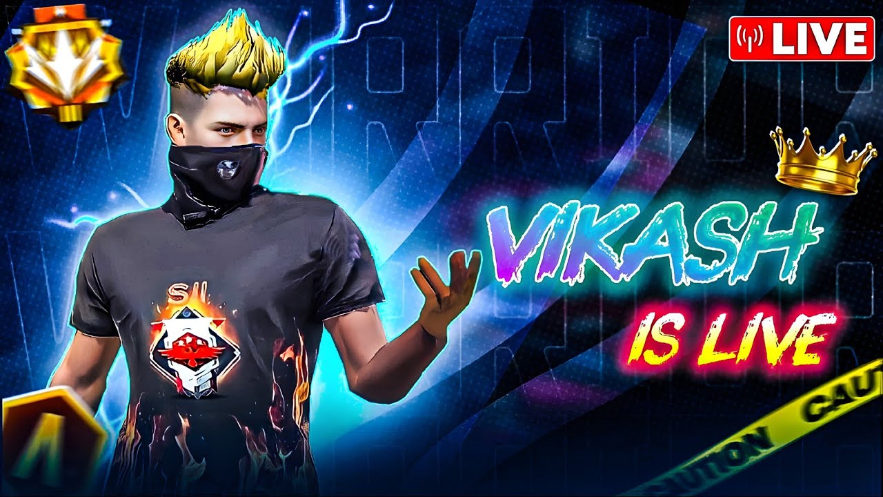 VIKASH IS LIVE 🤯🔥Tips And Tricks || How To Push Rank In Free Fire ...