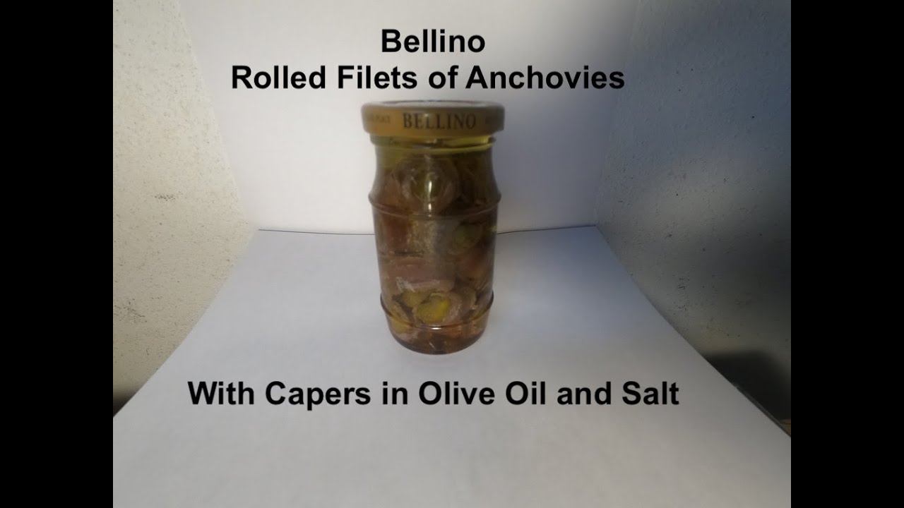 Bellino Rolled Filets of Anchovies with Capers in Olive Oil and Salt ...