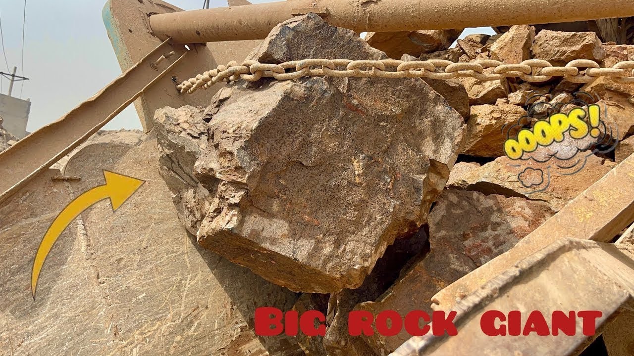 BIG ROCK 🪨 Crusher Machine - FULL Powerfull Process A Giant in Action ...