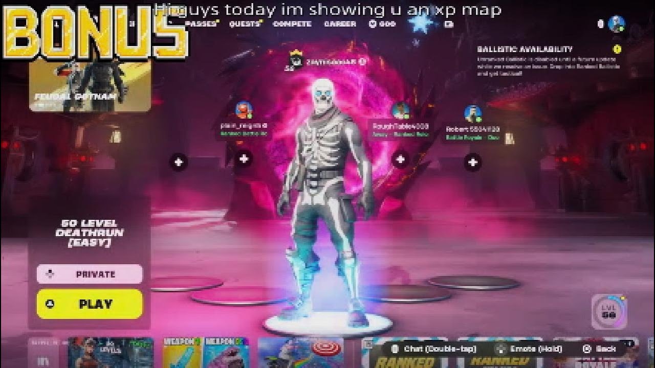 Xp Map To Unlock Renegade Raider Fast - YouTube