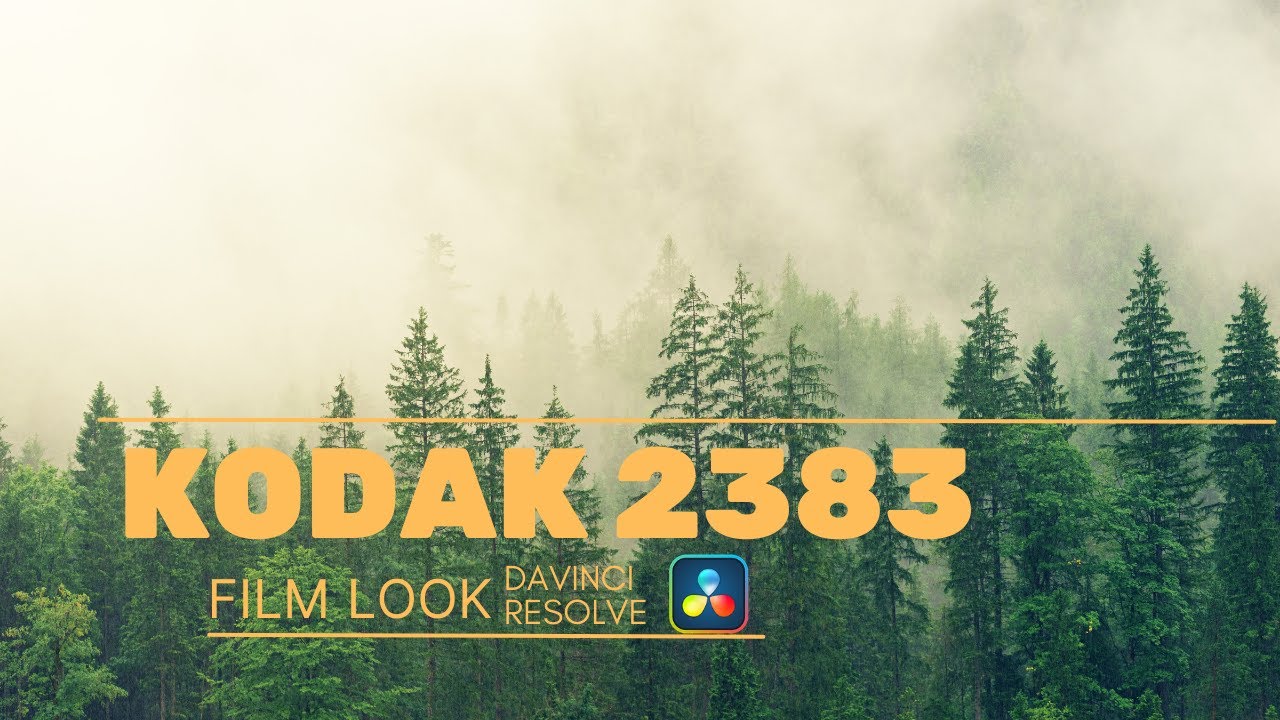 Kodak 2383 Luts Davinci Resolve - YouTube