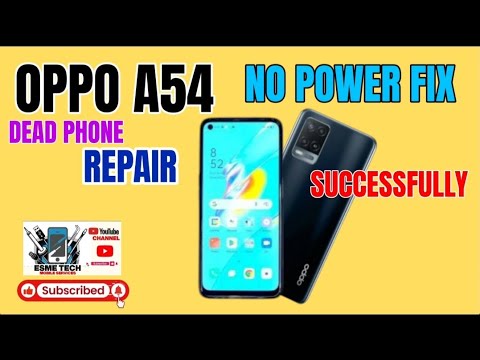 OPPO A54 No Power problem|| OPPO A54 Power Switch Problem Fixed||How to ...