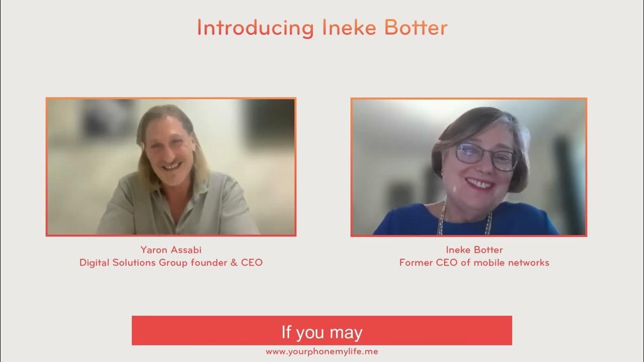 Your phone my life - Ineke botter introduction - YouTube
