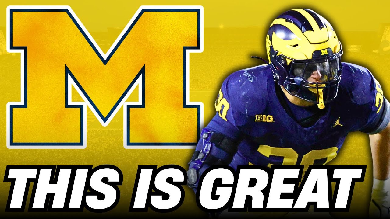 Michigan Football's GREAT News After Crushing Michigan State Win! - YouTube