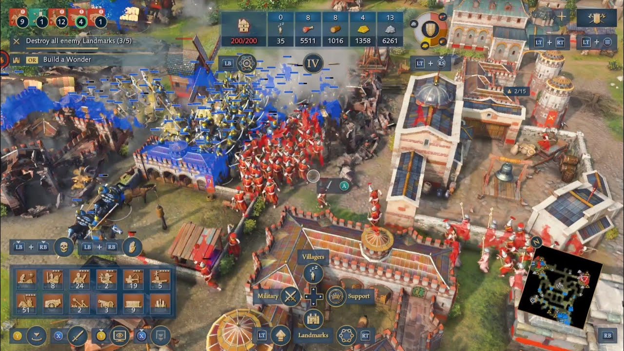 Defend, Prepare, Attack, Wipe out... Age of empires 4 gameplay - YouTube
