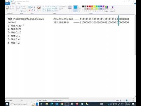 Subnetting using vlsm example 1 - YouTube