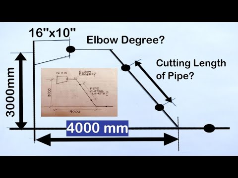 Elbow Degree | any degree offset formula | Cut Length of Pipe | Pipe ...