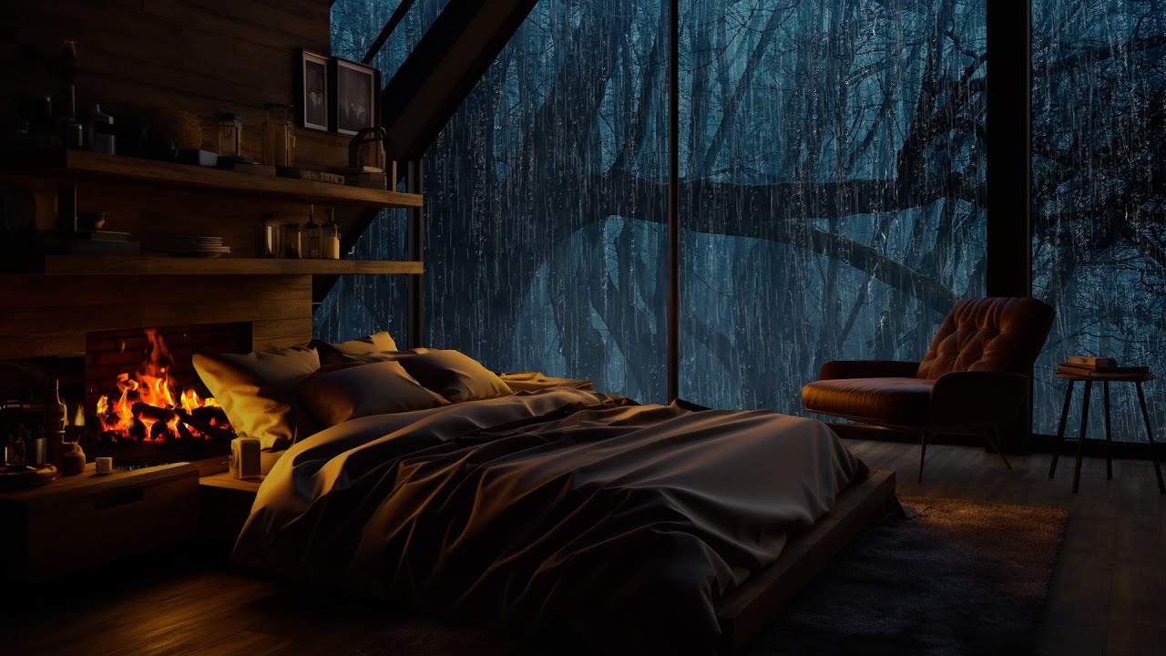 Cozy Rain Sound For Insomniacs And Sleeping In The Rain Forest ...