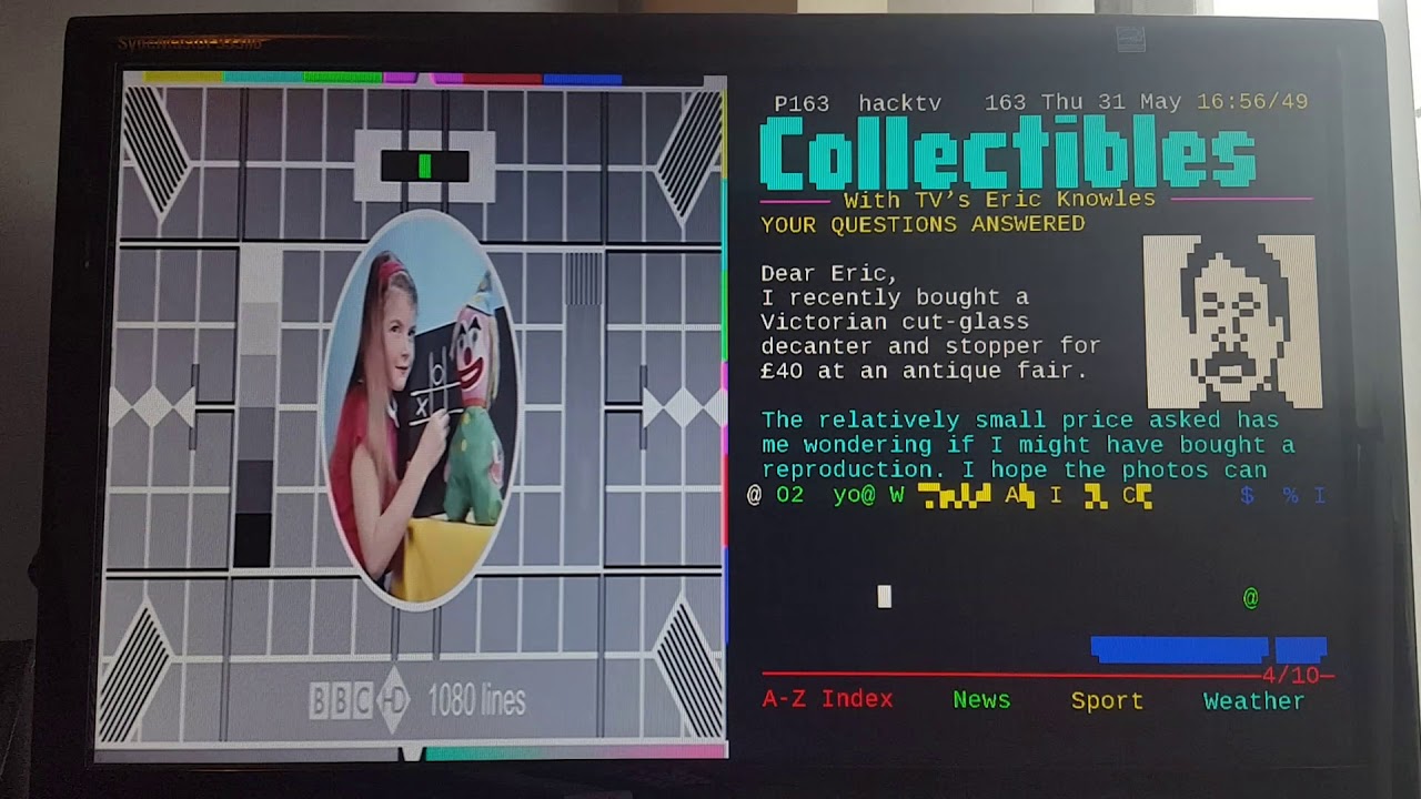 Ceefax! Demo from HackTV - YouTube
