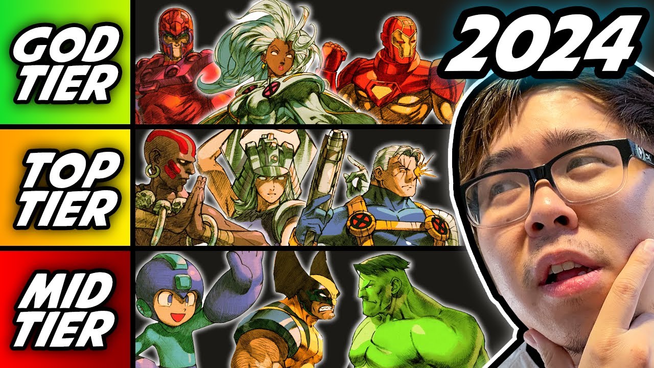 THE OFFICIAL 2024 MARVEL VS CAPCOM 2 TIER LIST - YouTube
