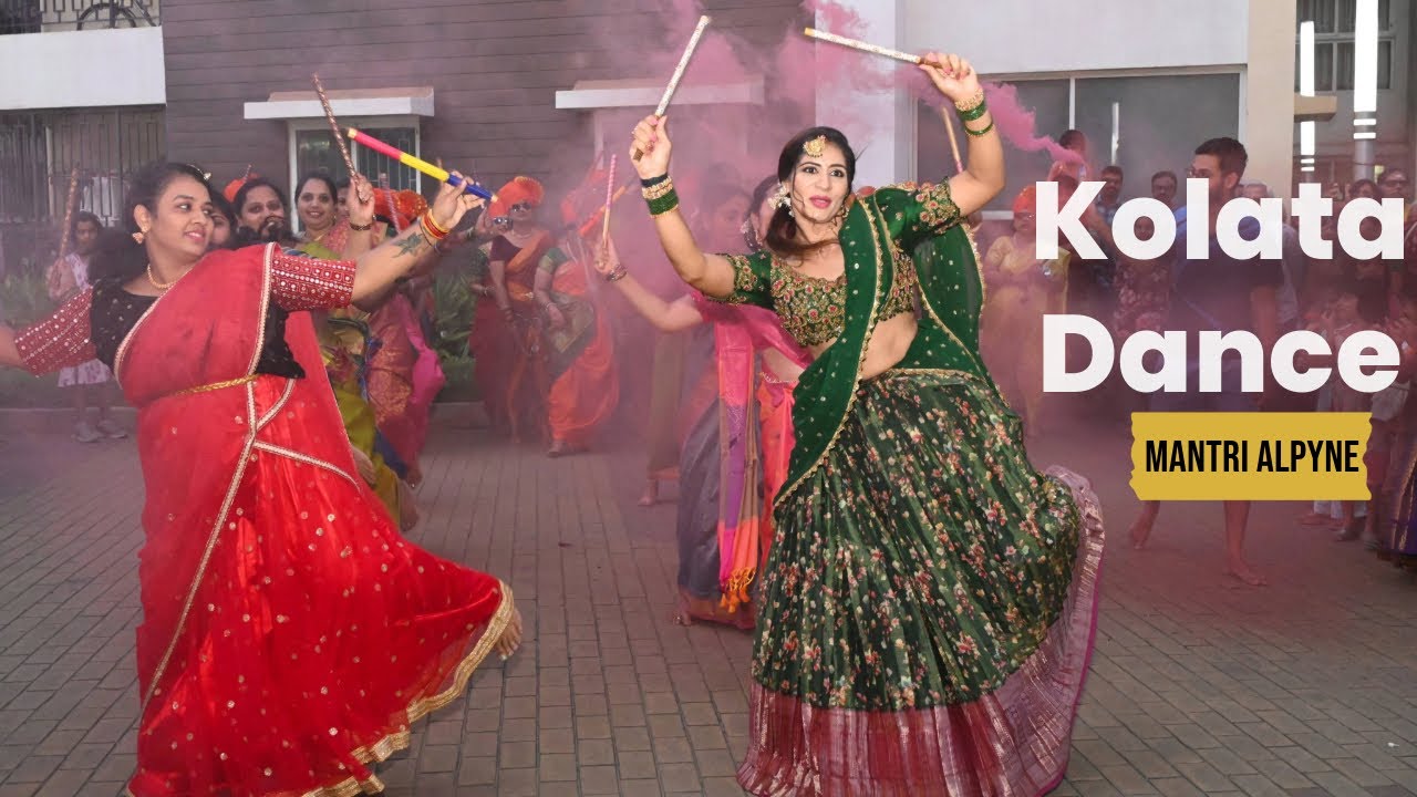 Kolata Dance performance during Ganesh chaturthi at Mantri Alpyne ...